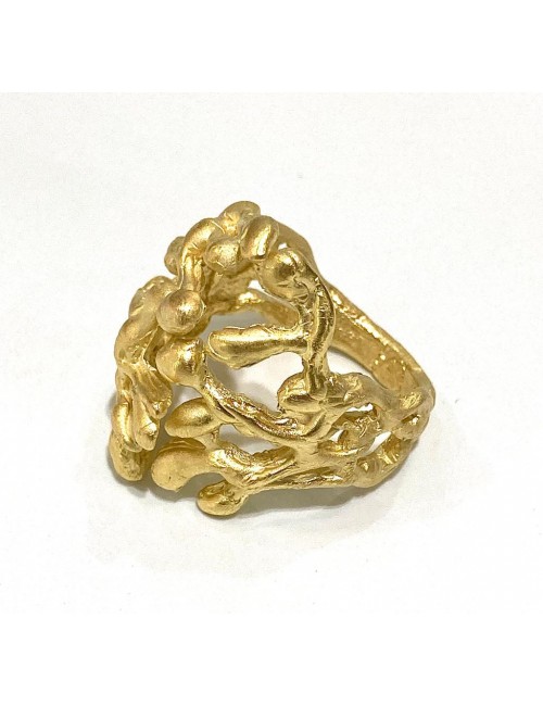 SPRING GOLDEN SILVER RING